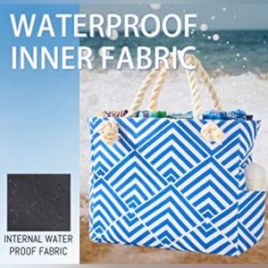 Bags | Nwt Extra Large Beach Bags Waterproof Sandproof For Summer ...